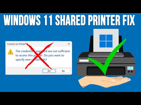 Fix: The Credentials Supplied Are Not Sufficient to Access This Printer