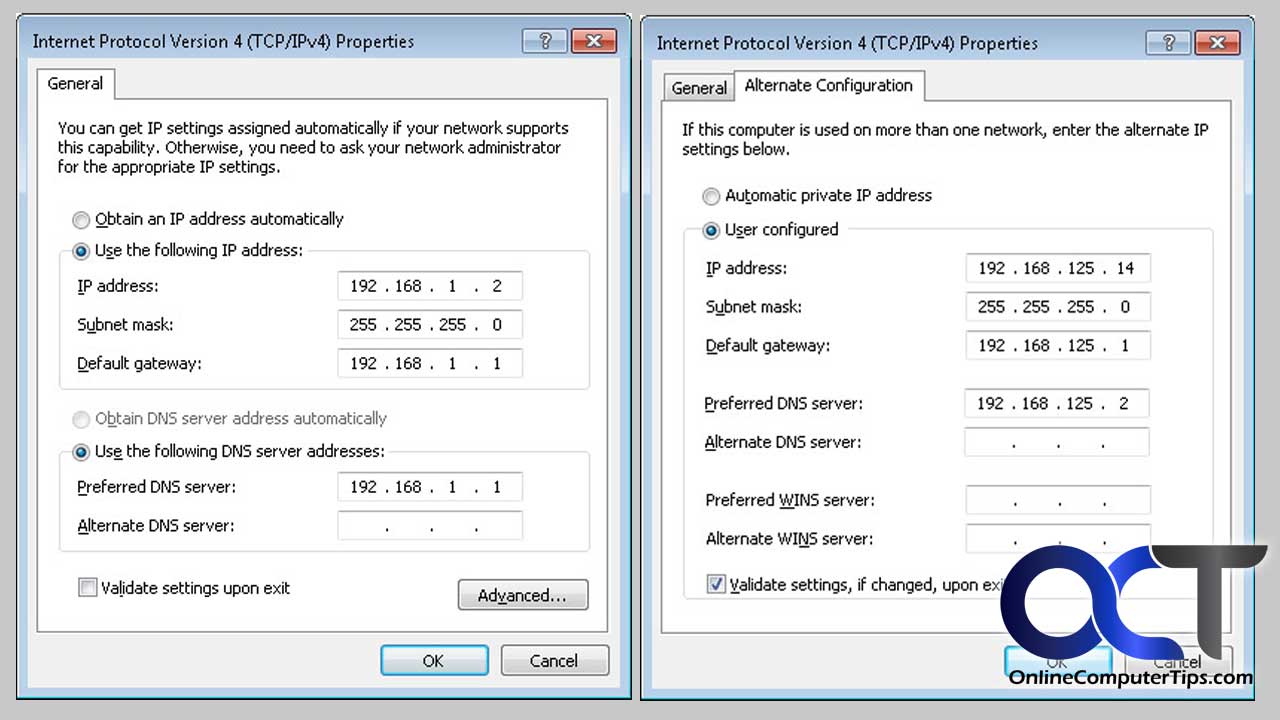 How to Have Both Dynamic and Static IP Address Settings at the Same Time