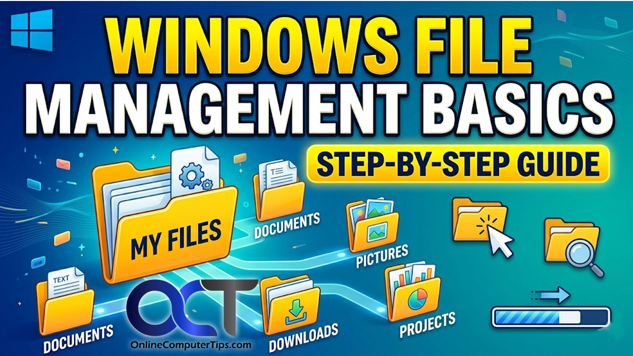 Windows File Management Basics - Online Computer Tips