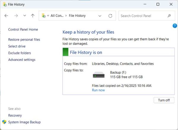 How To Add A Custom Folder To Your Windows File History Backup Online Computer Tips