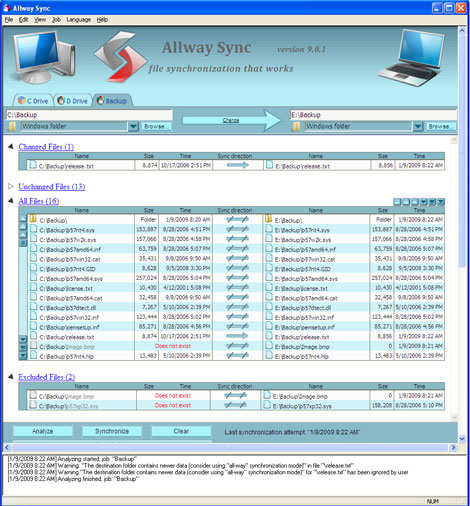 Allway Sync File Synchronization and Backup Software - Online Computer Tips