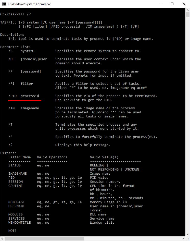 Using Taskkill to Kill Stubborn ProcessesPrograms - Online Computer Tips