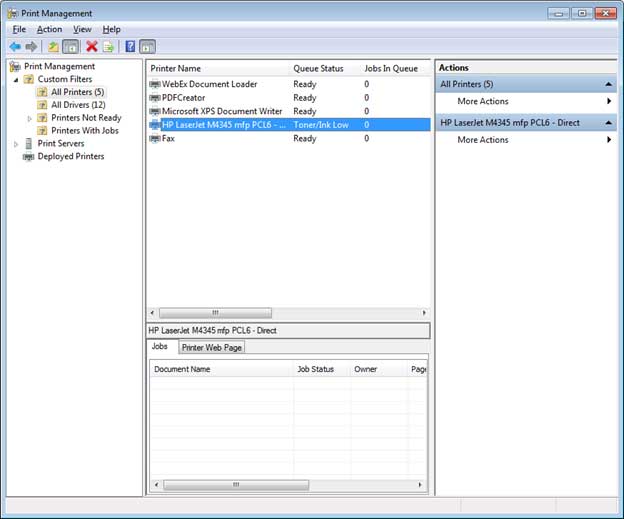 Windows Print Management Utility - Online Computer Tips
