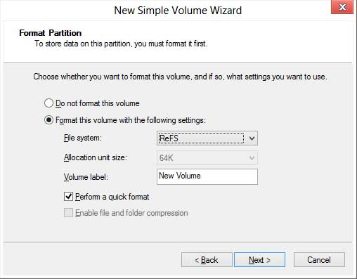 Microsoft ReFS File System - Online Computer Tips