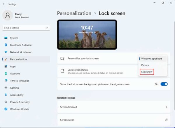 Change Your Windows Lock Screen to a Custom Photo Slideshow - Online ...
