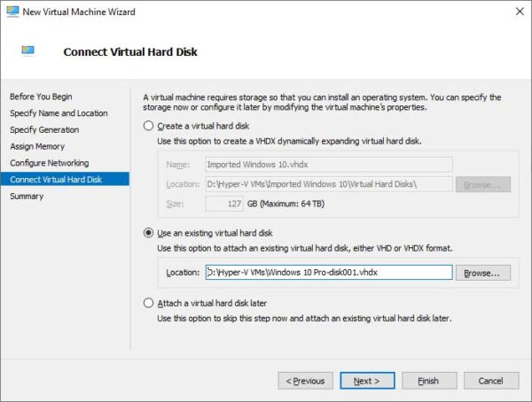 How to Import a VirtualBox VM into Microsoft Hyper-V