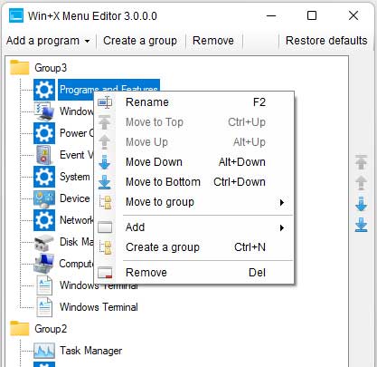 How to Edit Your Start Button Right Click Menu Items (Win+X)