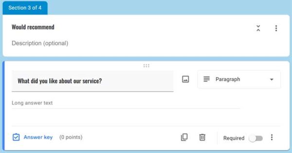 How to Configure Go to Section Based on Answer Questions in Google Forms