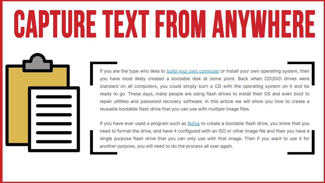 How to Copy Text from Images and Other Non-Selectable Sources - Online ...