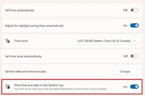 How to Hide the Date and Time on the Windows 11 Taskbar - Online ...