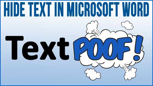 How To Hide And Unhide Text And Images In Microsoft Word Online