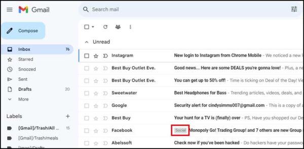How to Display Only the Unread Email in Your Primary Inbox Category in ...