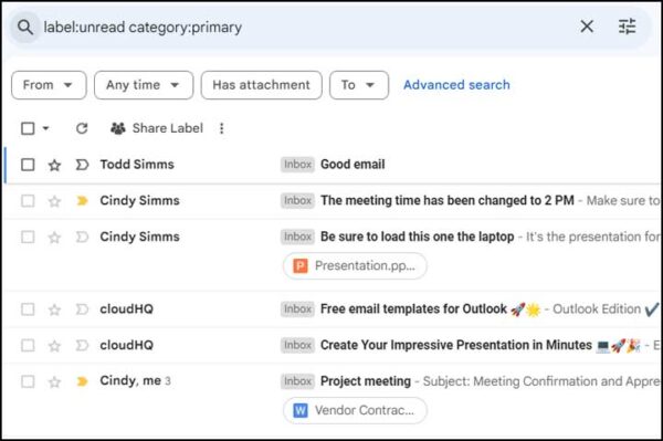 How to Display Only the Unread Email in Your Primary Inbox Category in ...