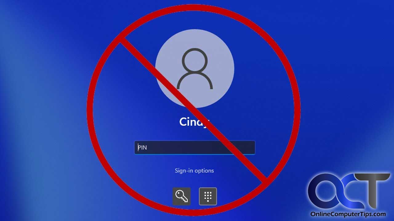 How to Remove the Windows Hello PIN So You Can Login with Your Password