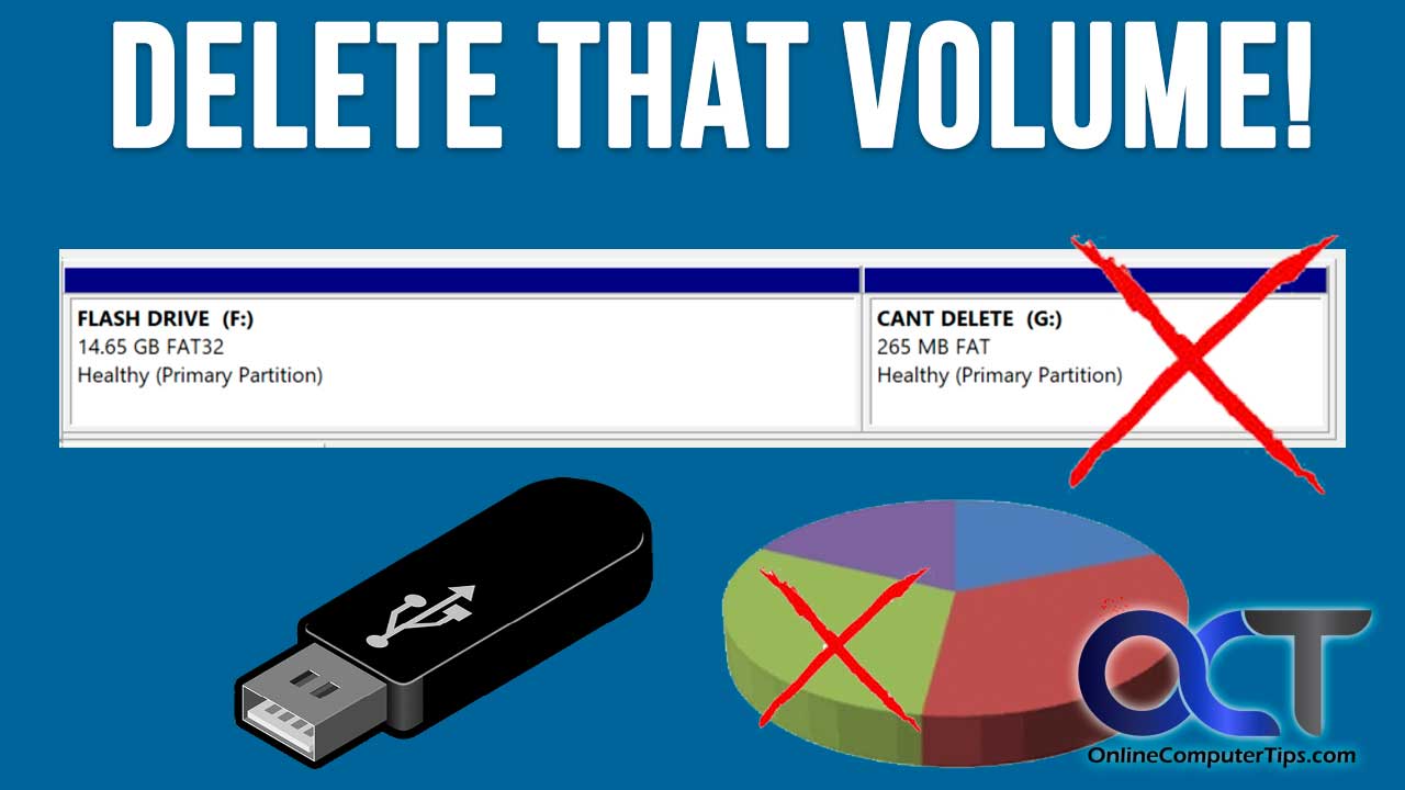 How to Remove an Extra Volume or Partition That Can't be Deleted from a ...