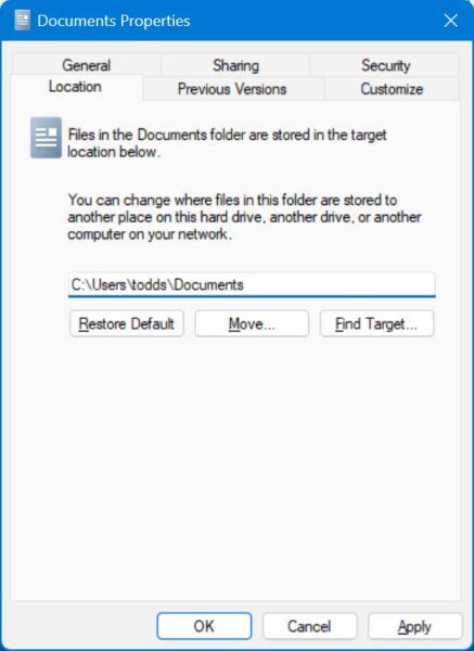 Change Your Windows Folder Locations Back to Their Defaults from ...