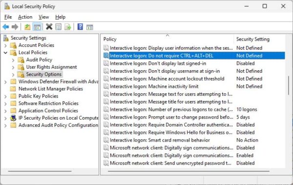 How to Enable Secure Sign In (Ctrl-Alt-Del) in Windows - Online ...