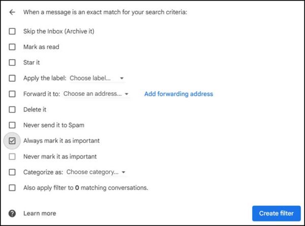 How to Configure Email Notifications for Specific Email Addresses in Gmail