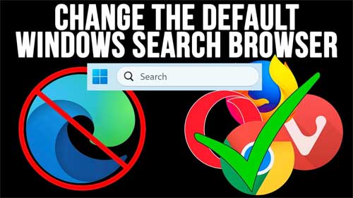How to Change the Default Browser Used When Searching from the Taskbar ...