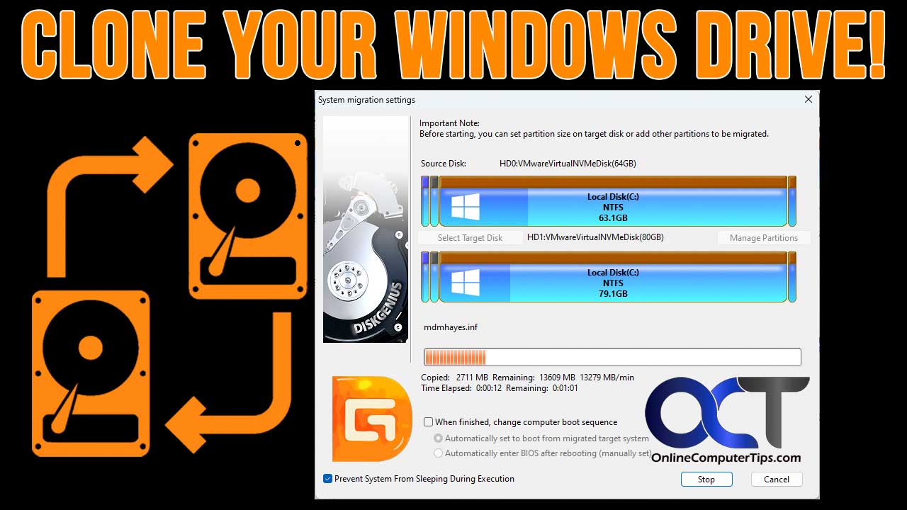 How to Clone Your System\Windows Drive for Free Using DiskGenius
