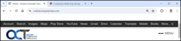 Add a Menu Toolbar to Google Chrome or Microsoft Edge - Online Computer ...