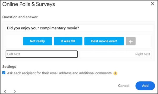 How to Add Polls or Surveys to Gmail Emails for Free - Online Computer Tips