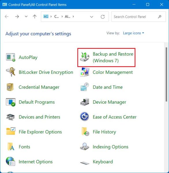 How to Create and Restore a PC System Image in Windows 11 - Online Computer Tips