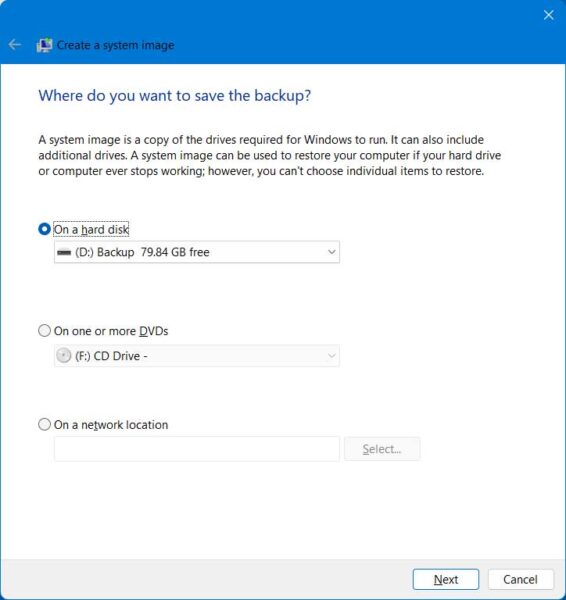 How to Create and Restore a PC System Image in Windows 11 - Online ...