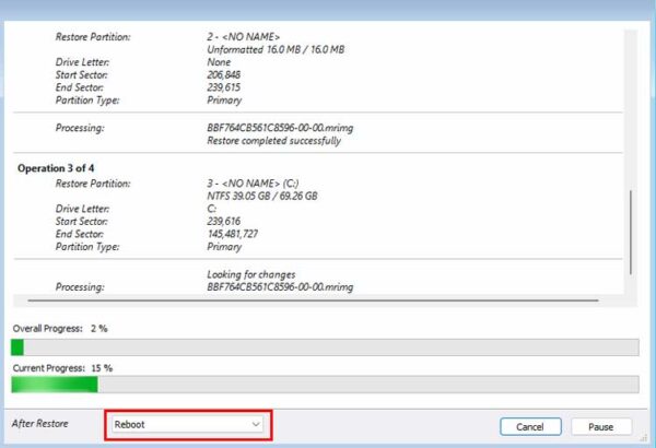 How to Create and Restore a Windows Backup Image Using Macrium Reflect