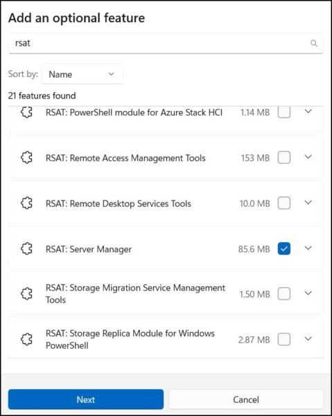 Install the Windows Remote Server Administration Tools (RSAT) in ...