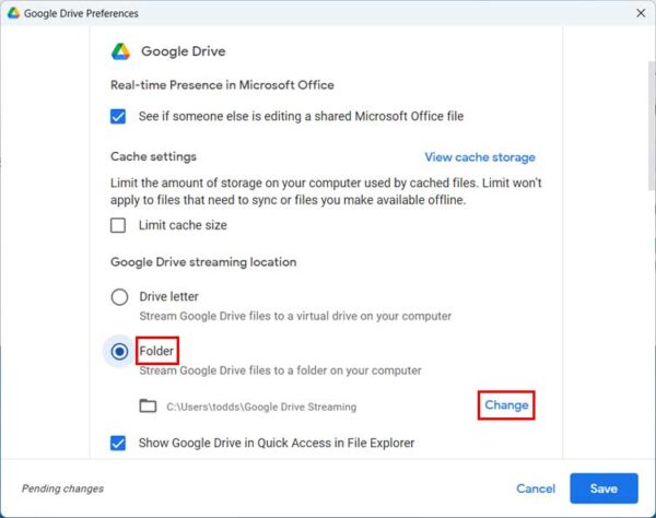 How to Change Your Google Drive Desktop Client Drive Letter or Change ...