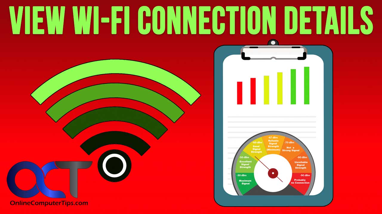 View Detailed Information About the Wireless (Wi-Fi) Connections in ...