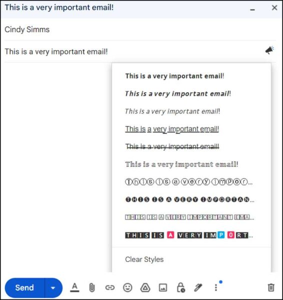 How to Apply Custom Formatting to the Subject Line in Gmail Emails