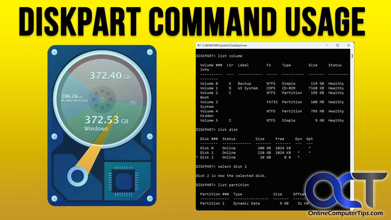How to Use the Windows DiskPart Command to Manage Your Hard Drives ...