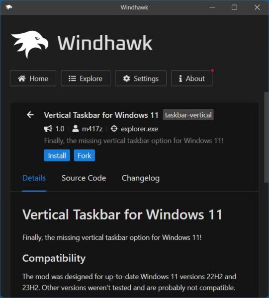Show the Windows 11 Taskbar Vertically on the Side of Your Monitor ...