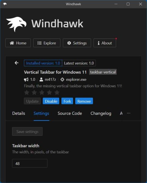 Show the Windows 11 Taskbar Vertically on the Side of Your Monitor ...