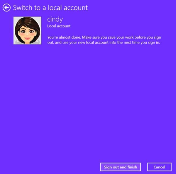Convert Your Existing Microsoft Account to a Local Account in Windows