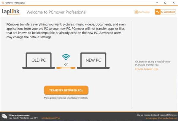 Migrate the data from your Old PC to your New PC with Laplink PCmover ...