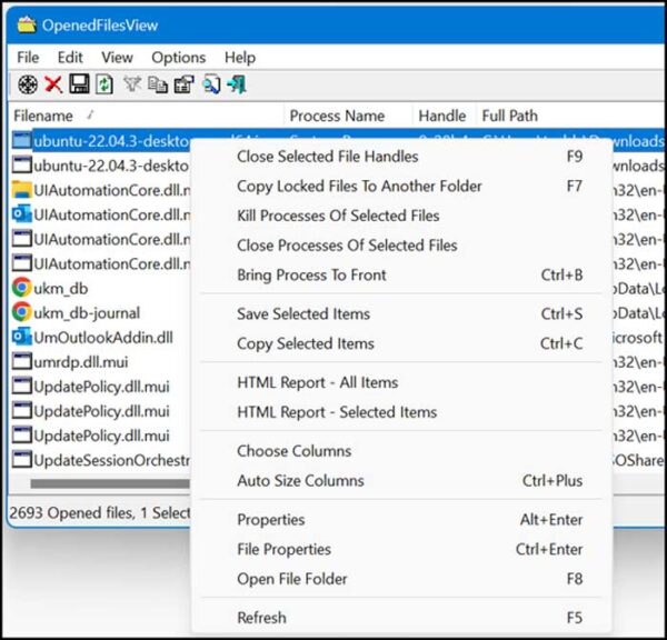 How to Find What is Holding a File Open and How to Close or Kill the Process - Online Computer Tips