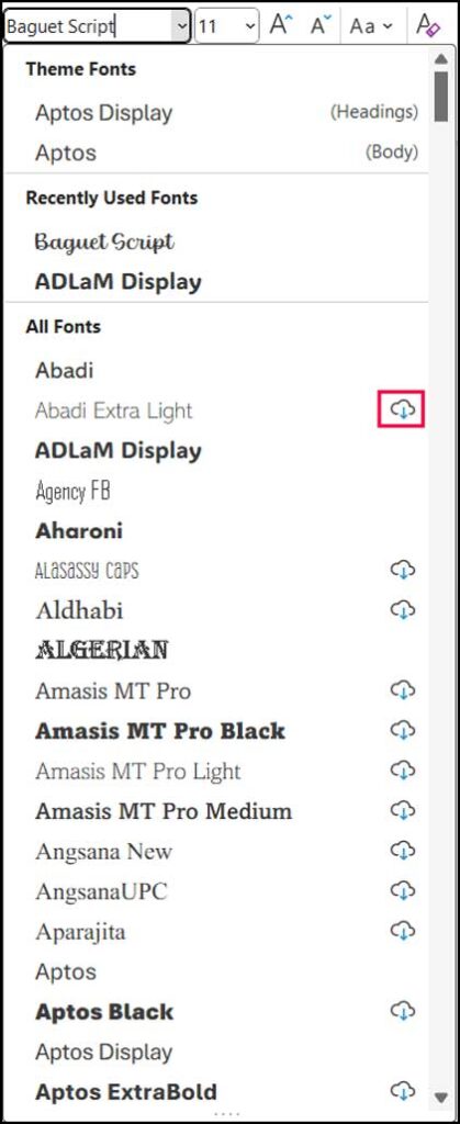 How to View, Delete & Disable Microsoft Office Downloaded Cloud Fonts - Online Computer Tips