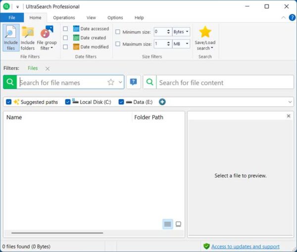 UltraSearch, the Advanced File and Folder Search Tool - Online Computer ...