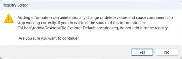 How To Set File Explorer To Open To A Custom Folder Location By Default