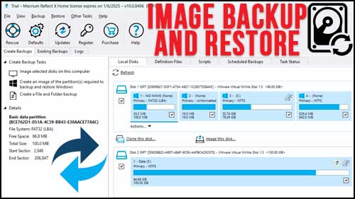 Create And Restore A Windows Backup Image In Macrium Reflect Using The