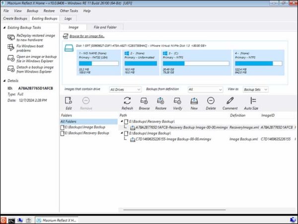 Create And Restore A Windows Backup Image In Macrium Reflect Using The