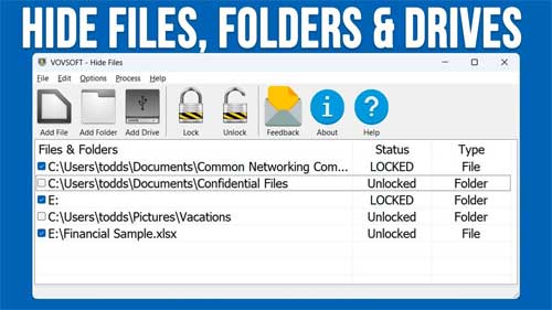 Hide Files Folders Or Drives From All Users On Your Computer Online Computer Tips