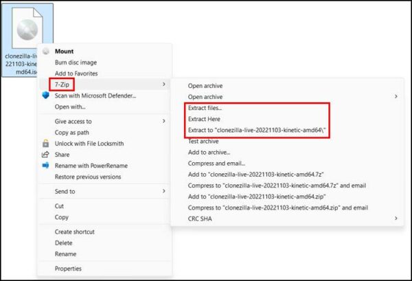 How to Extract the Contents of an ISO Image File to a Folder on Your ...