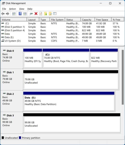 How to Create a Spanned or Striped Volume (RAID 0) in Windows 11