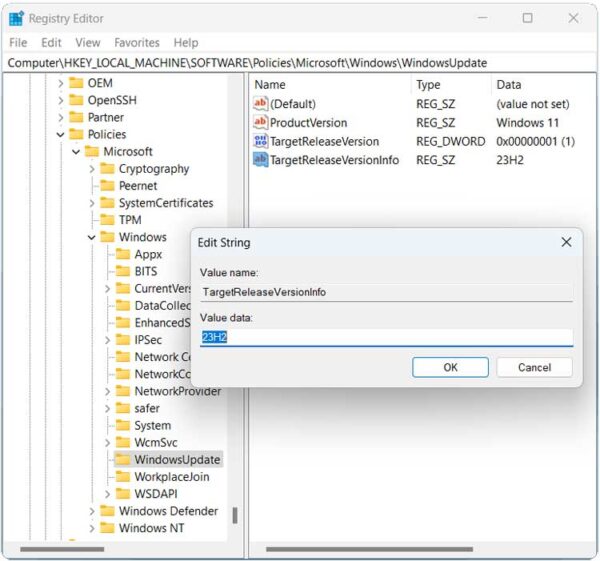 Prevent the Windows 11 24H2 Update (or Later Update) from Being ...