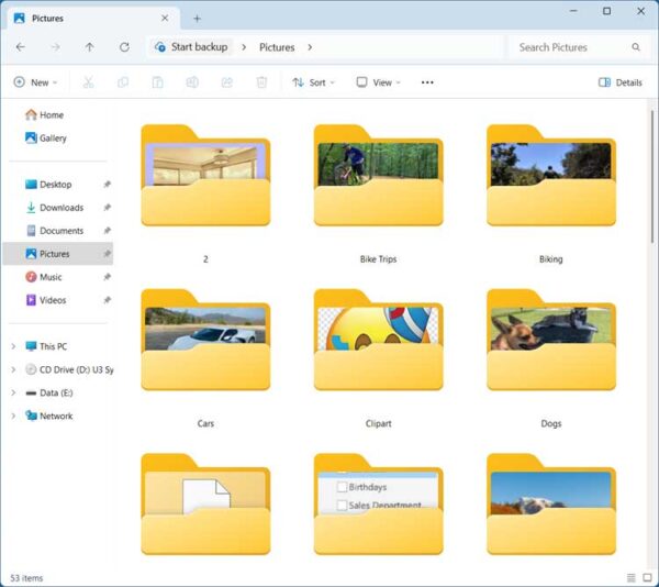 How to Make the Folder Preview View for Pictures & Files Take Up the ...