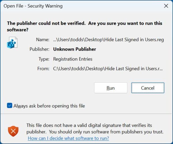How to Hide the Last Logged on User Account in Windows - Online Computer Tips